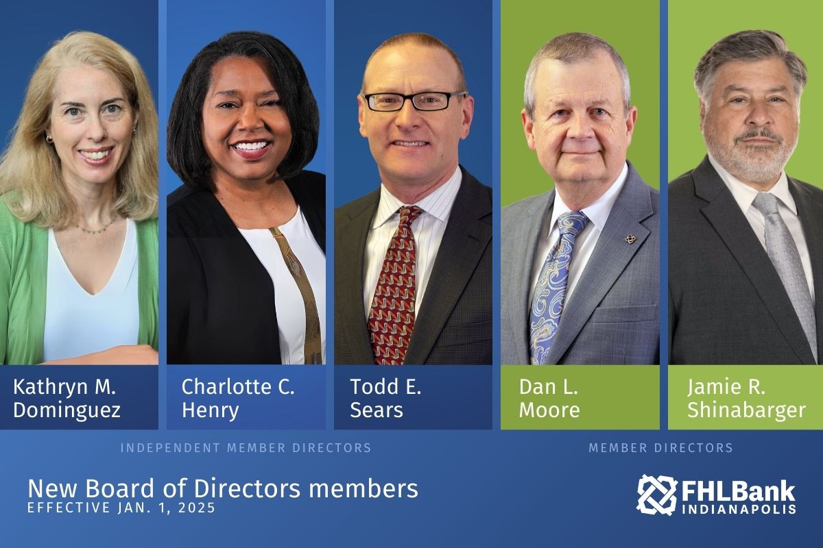 FHLBank Indianapolis announces 2024 Board of Directors election results ...